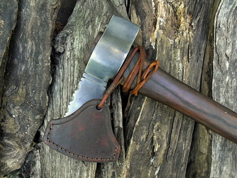Hand forged custom axe